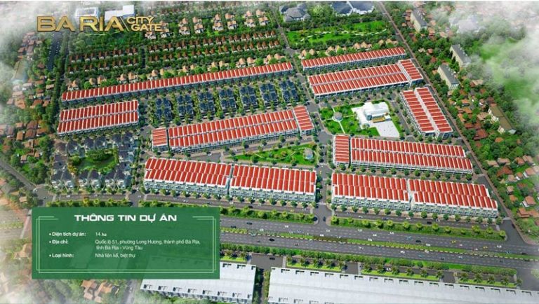 Dự án Bà Rịa City Gate | Chính sách & Bảng giá tháng 12/2024