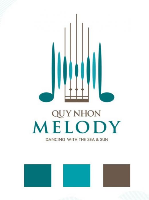 Ý nghĩa biểu tượng và màu sắc logo Quy Nhơn Melody